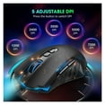 High Precision Adjustable Ergonomic Wired Gaming Mouse 7 Programmable ...