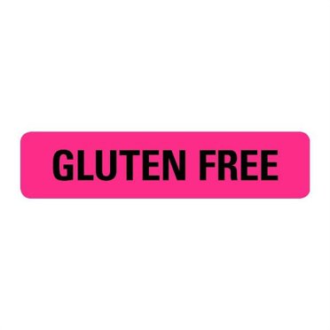 Gluten Free Kraft Stickers / 500 Brown Kraft Circle Labels Per Roll / 1 ...