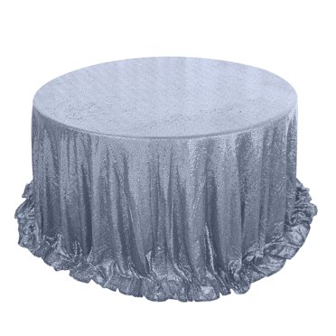 Efavormart 132" Wholesale Premium Table Cover Sparkly SEQUIN Round Tablecloth For Wedding ...