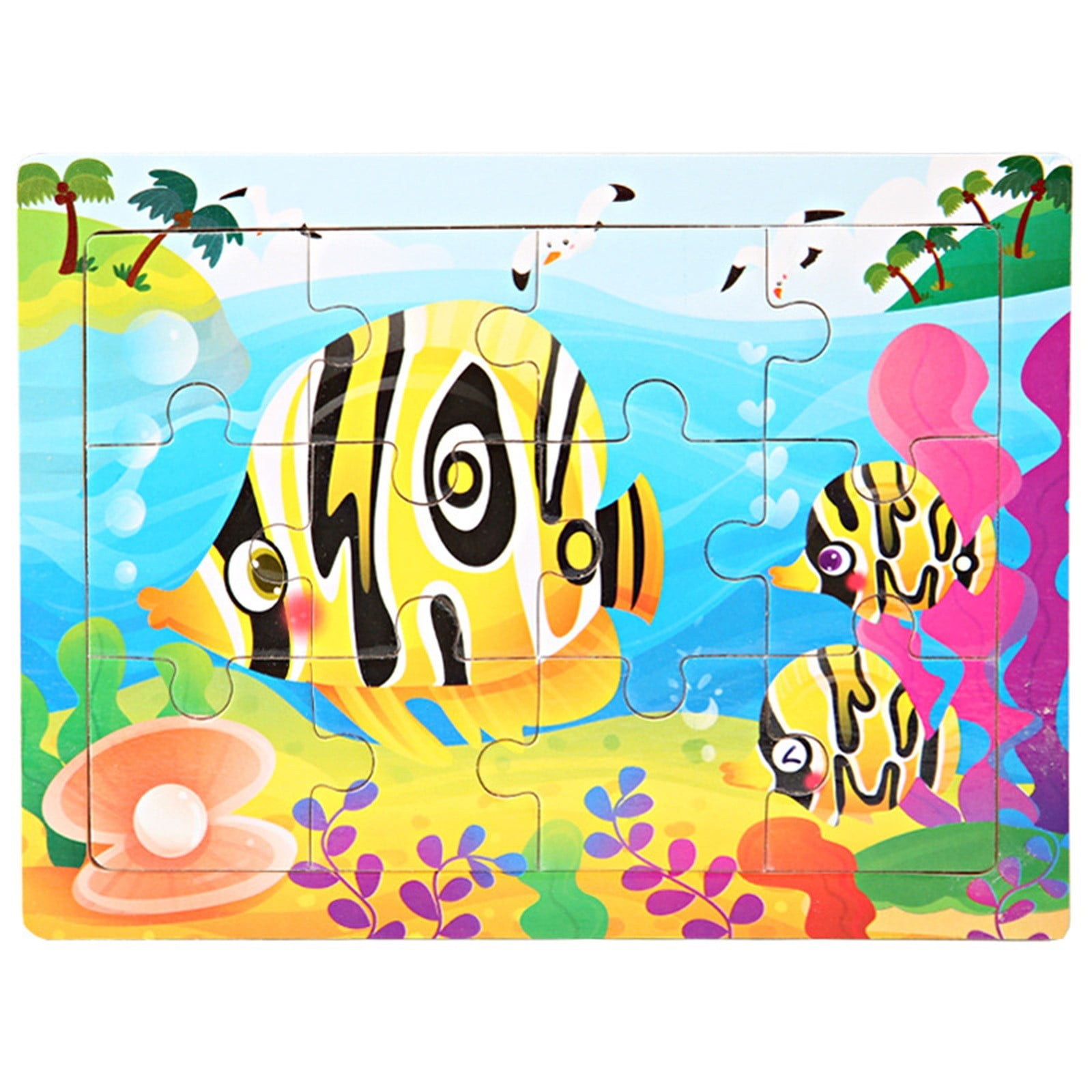 Click here for Ustztai Wooden Puzzle Brain Teaser  12 Pieces Bloc... prices