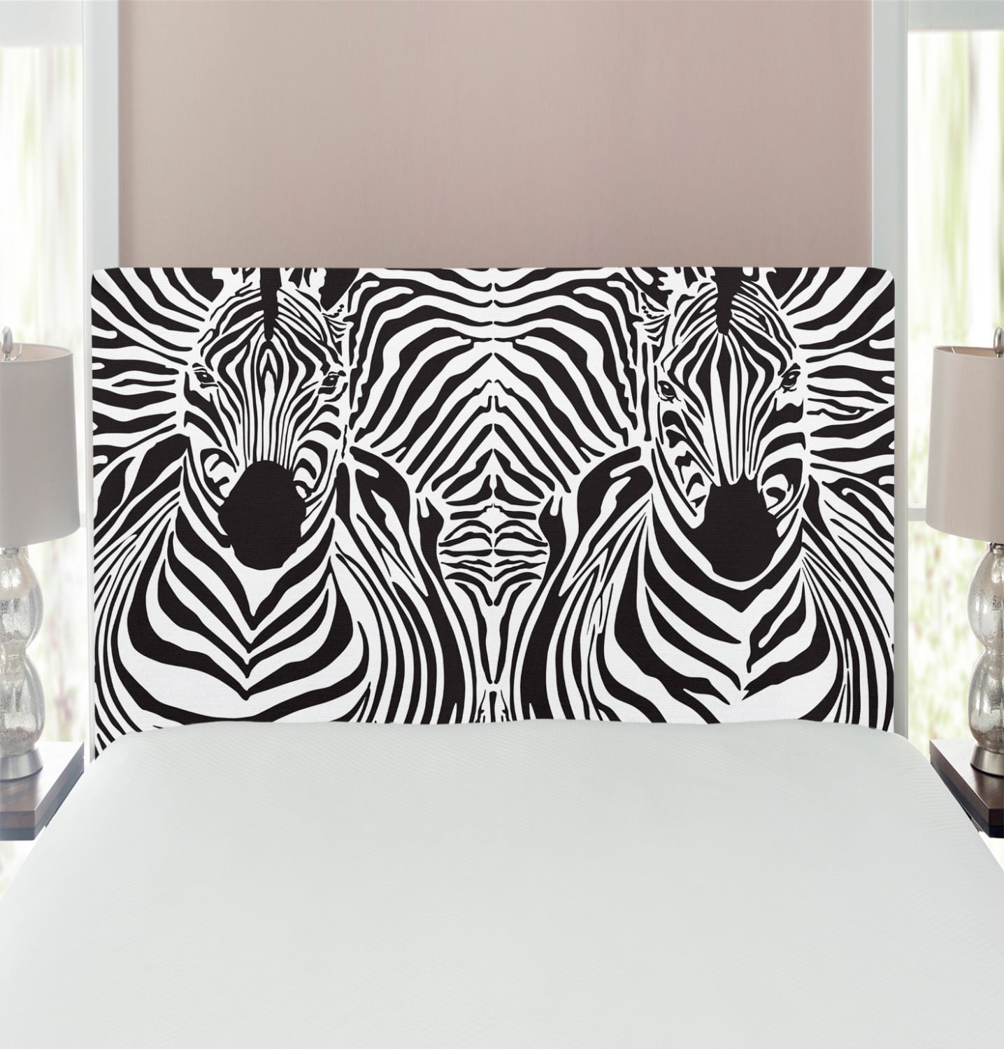 Zebra Print Headboard, Illustration Pattern Zebras Skins Background ...