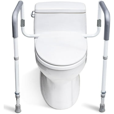 Vive Stand-Alone Toilet Rail – Safety Frame for Elderly, Handicapped, and Disabled – Fits Most ...