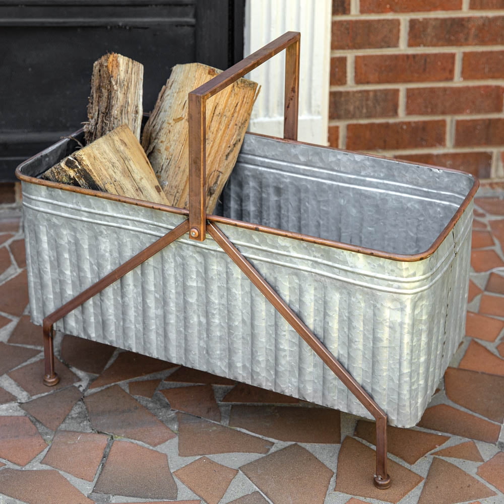 Large Rustic Storage Bin - Walmart.com - Walmart.com