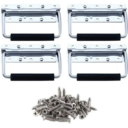 HTAIGUO 4 Pack Spring Loaded Case Handle, Surface Mount Chest Handle ...
