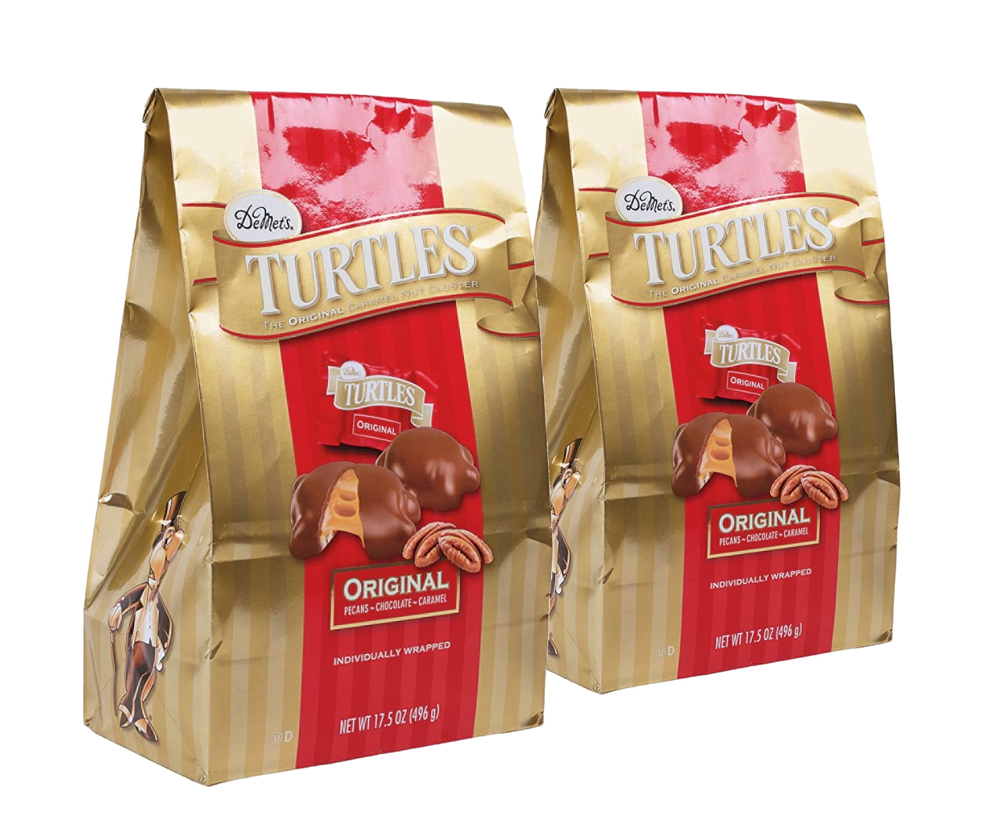 Demet's Original Turtles, 17.5 oz. - 2 PACK - Walmart.com