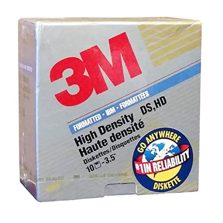 3M DS,HD 3.5 Diskettes IBM Formatted Pack of 10 | Walmart Canada