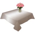 Brown White Ombre Table Cloth Waterproof Tablecloths, Modern Gradient ...