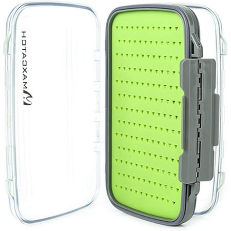 Maxcatch Waterproof Fly Box Double Clear Lid Fly Fishing Box Easy Grip ...