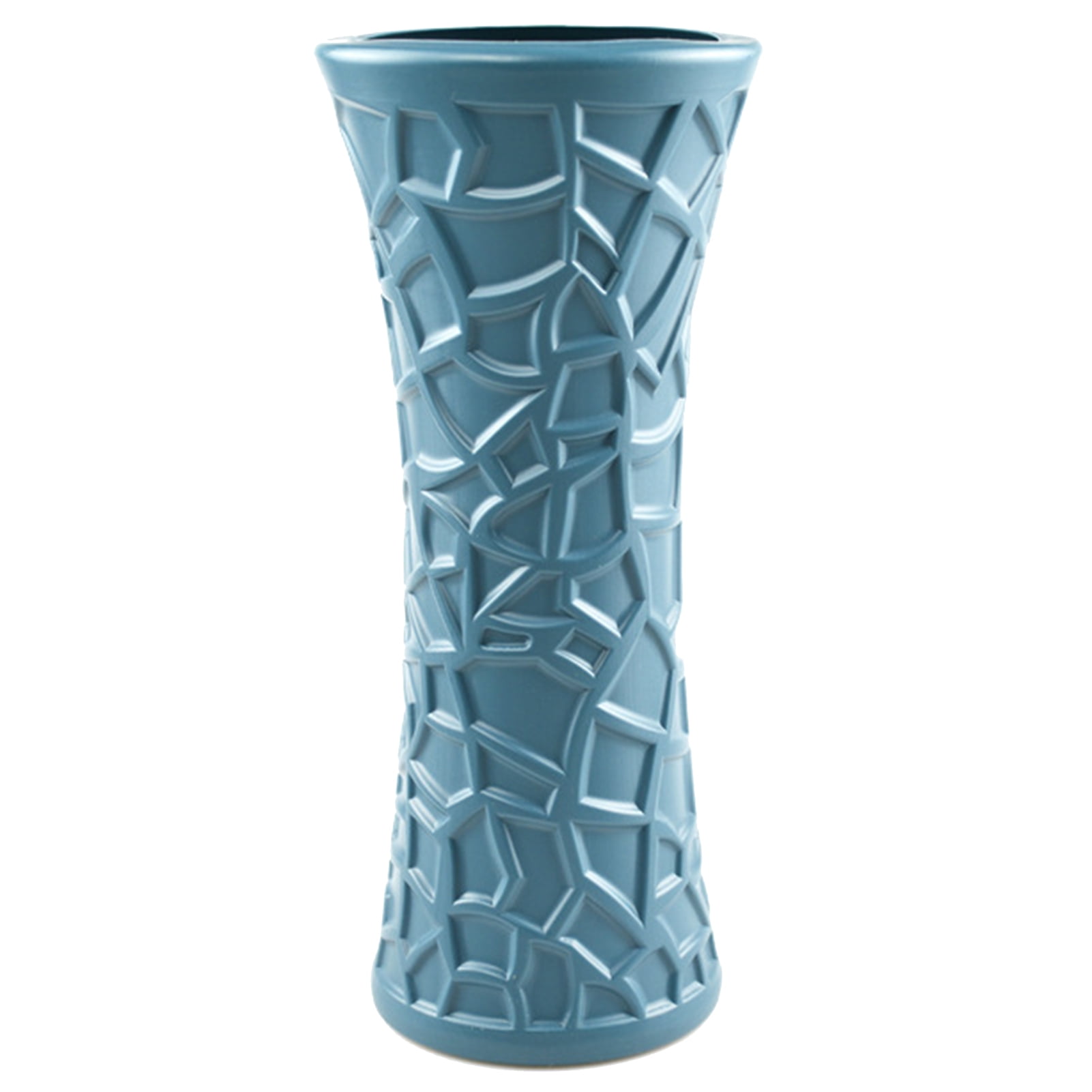 Yoone Flower Vase Imitation Ceramic Reusable Geometric Decorative ...