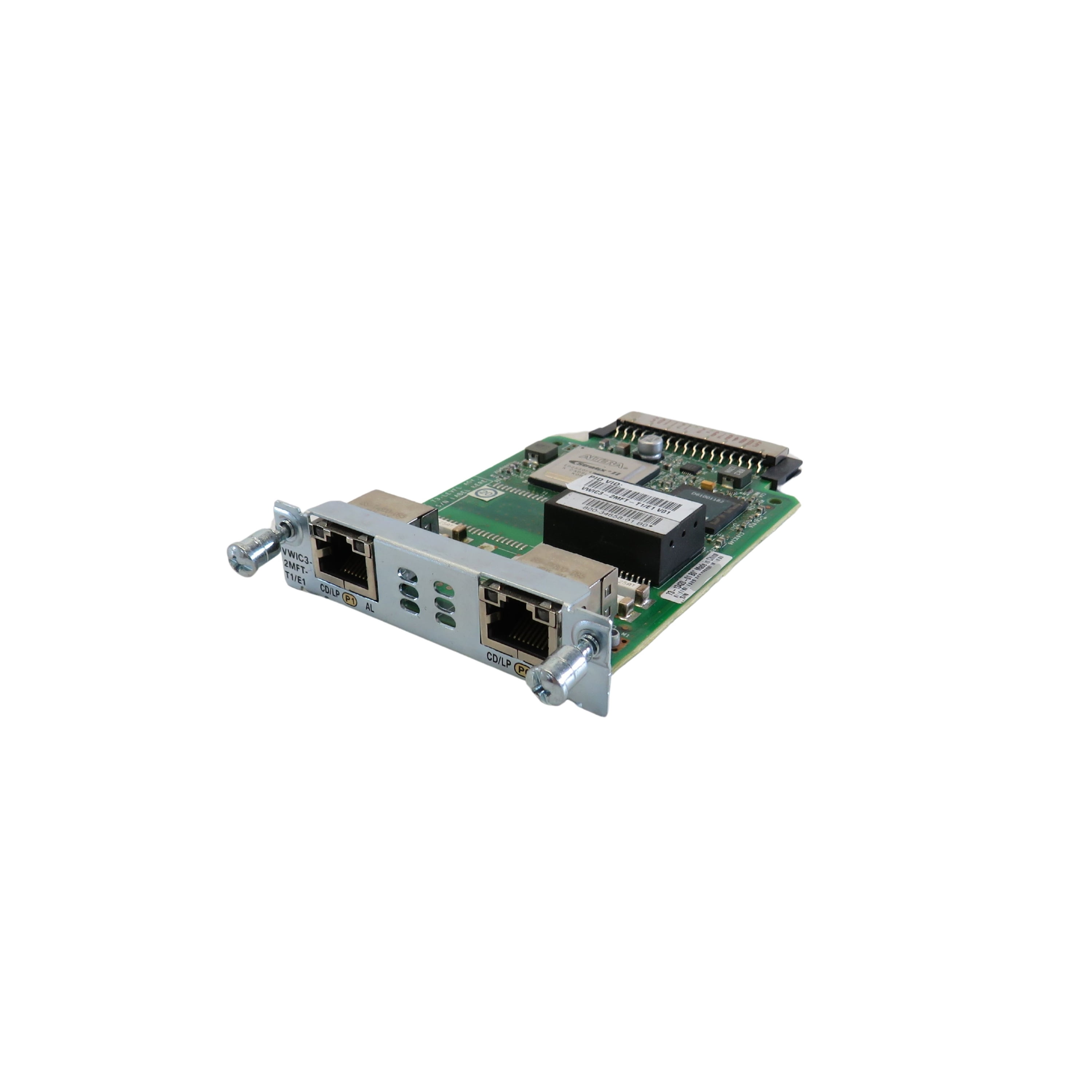 Pre-Owned Cisco VWIC3-2MFT-T1/E1= 2 Port 3rd Gen Multiflex Trunk Voice/WAN Card (Good) - Walmart.com