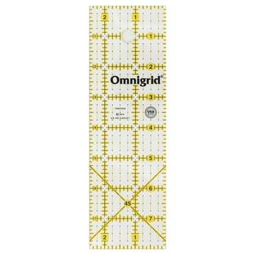 OmniEdge 3" x 18" Ruler, Rectangle Quilter's Ruler by Omnigrid ...
