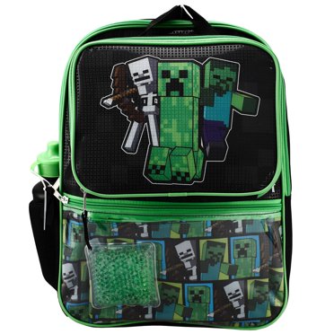 Minecraft Backpack with Detachable Lunch Box - Walmart.com