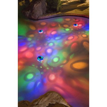 GAME Aqua Glo 5-Color Underwater Light Show Pool Light - Walmart.com