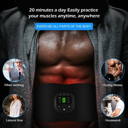 Abdominal Waist Trimmer Ab Belt 6 Modes Abdominal Waist Trimmer Ab Belt ...