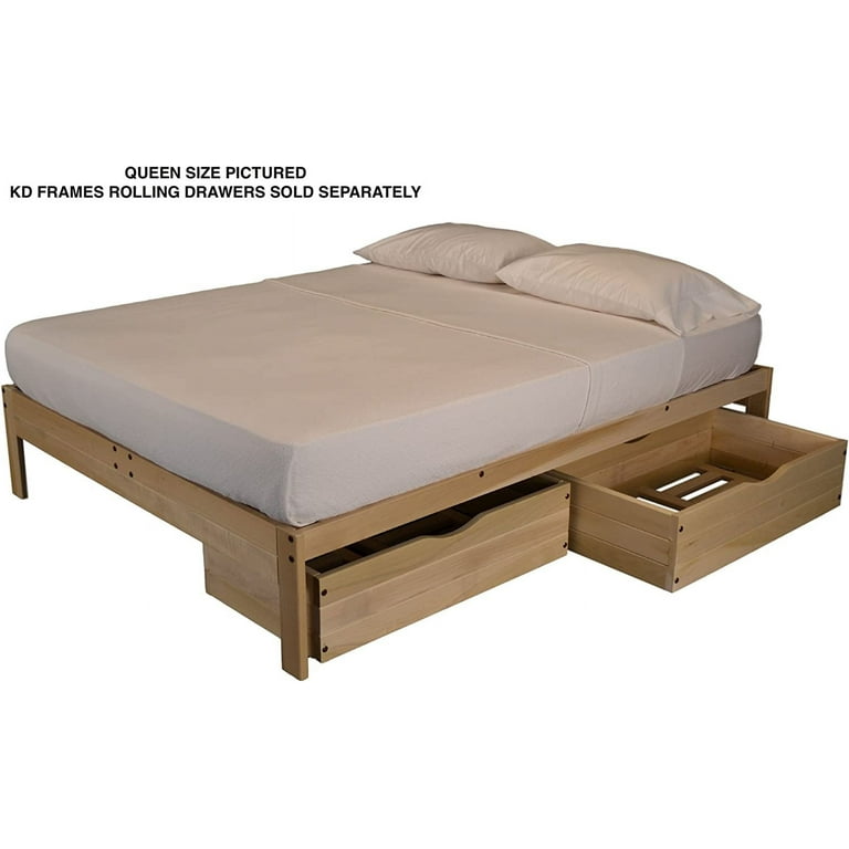 Unfinished Wood Platform Bed Frame Wooden Platform Bed Frame With 6