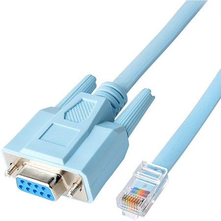 Console Cable DB9 Female to RJ45 Male RJ45 to DB9 RS232 Adapter Cable-1 ...