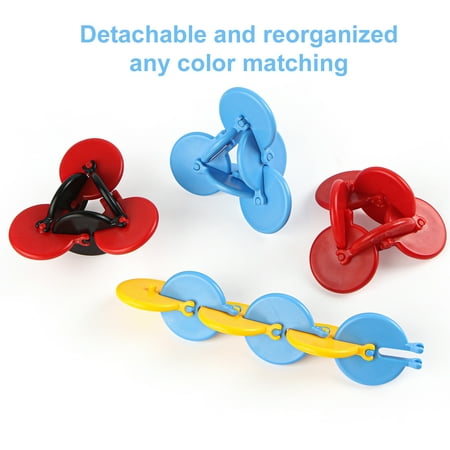 Aofa 5sets Brain Flakes Interlocking Plastic Disc Set - A Creative and ...