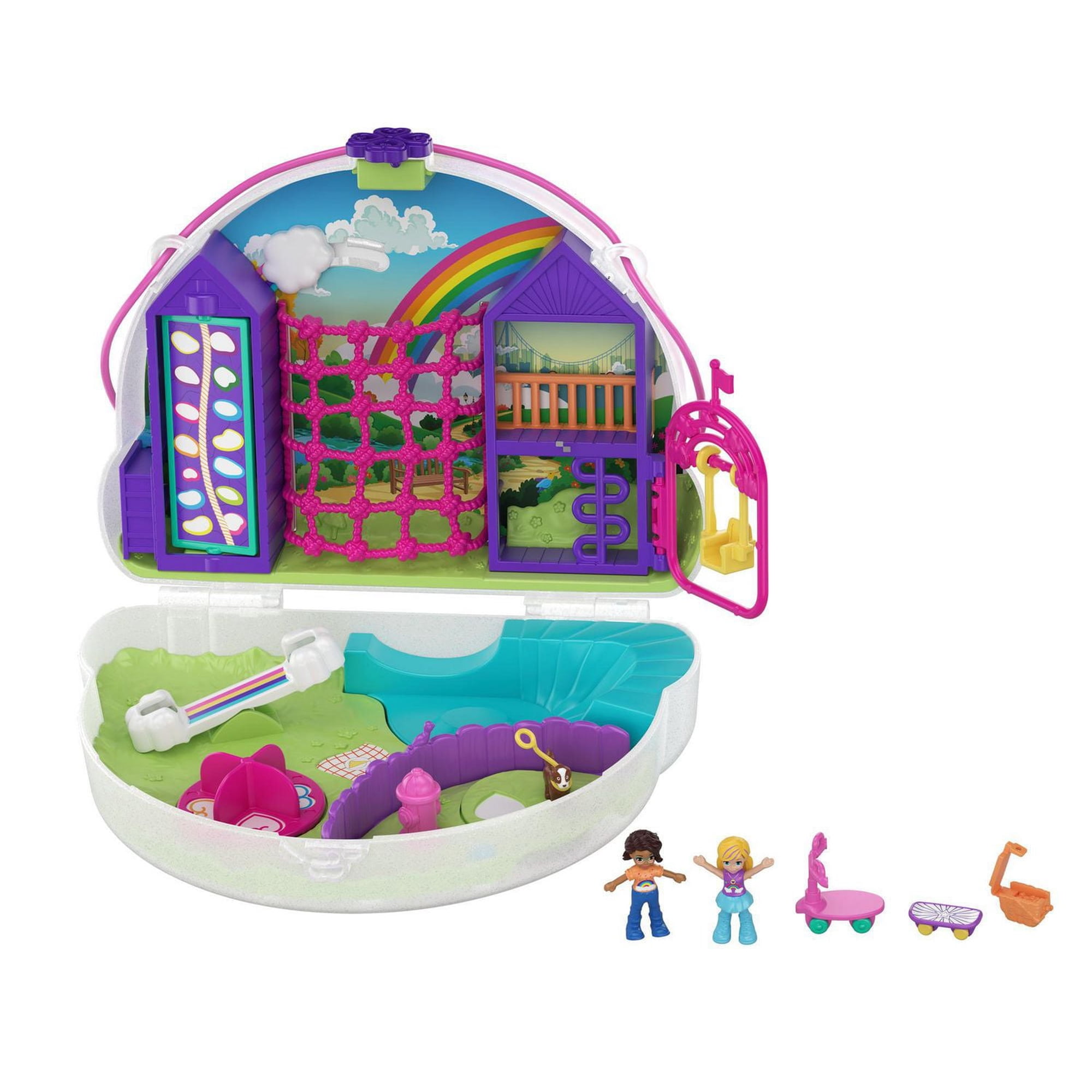 Click here for Polly Pocket Rainbow Dream Wearable Purse Compact... prices