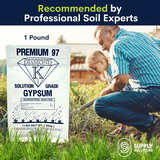 Diamond K Gypsum Powder, Soluble Fertilizer for Plants, Indoor Outdoor ...