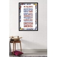 The United States Of America - Constitution Preamble Wall Poster, 22. ...