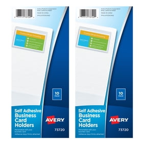 Cardinal Business Card Refill Pages, Holds 200 Cards, Clear, 20 Cards ...