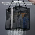 Toilet Bag with Metal Frame and Polyester Material for Shower Storage and Organization Perfect ...