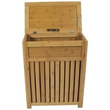 Redmon Contemporary Country Collection Laundry Hamper, Bamboo - Walmart.com
