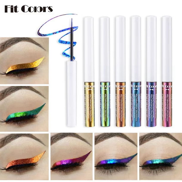 Sunloudy Liquid Glitter Eyeliner Set Highly Pigmented Color Changing ...