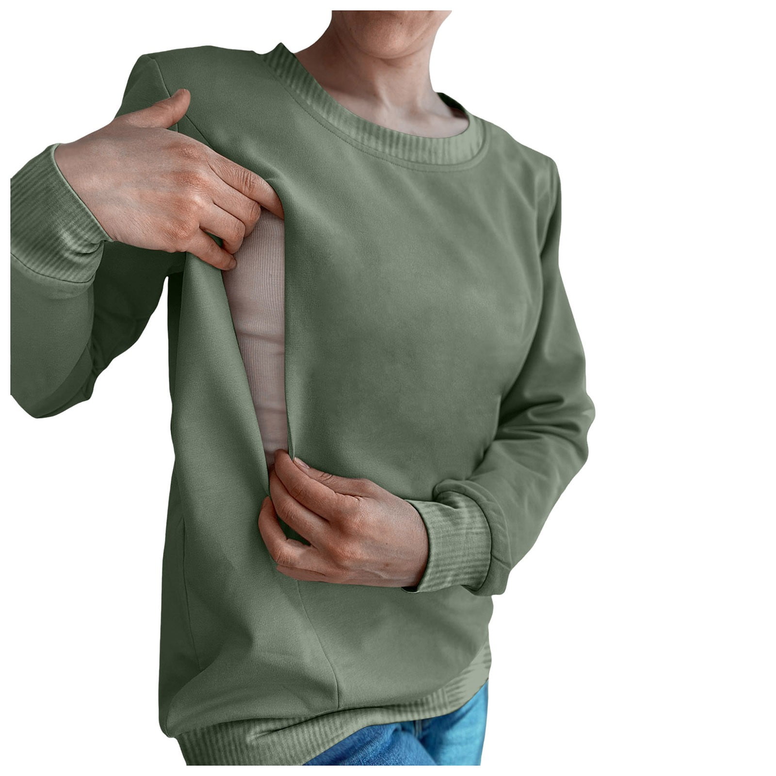 Click here for Ceangrtro Maternity Blouse Womens Comfortable Brea... prices