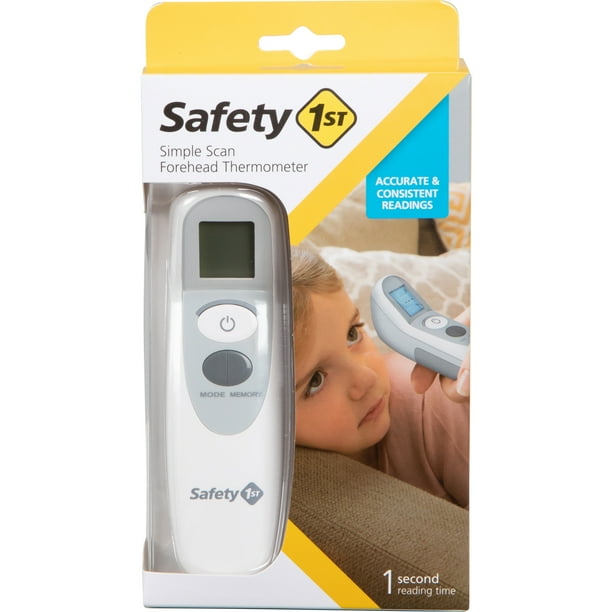 Safety 1st Simple Scan Forehead Thermometer, Grey, - Walmart.com
