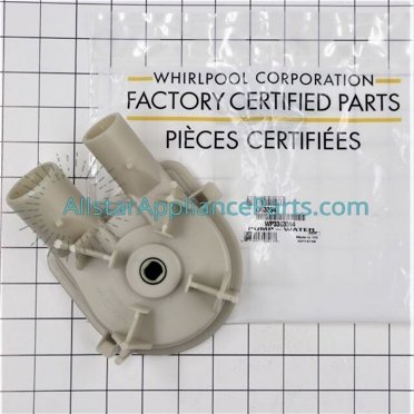 WHIRLPOOL 3363394 WASHER WATER DRAIN PUMP - Walmart.com