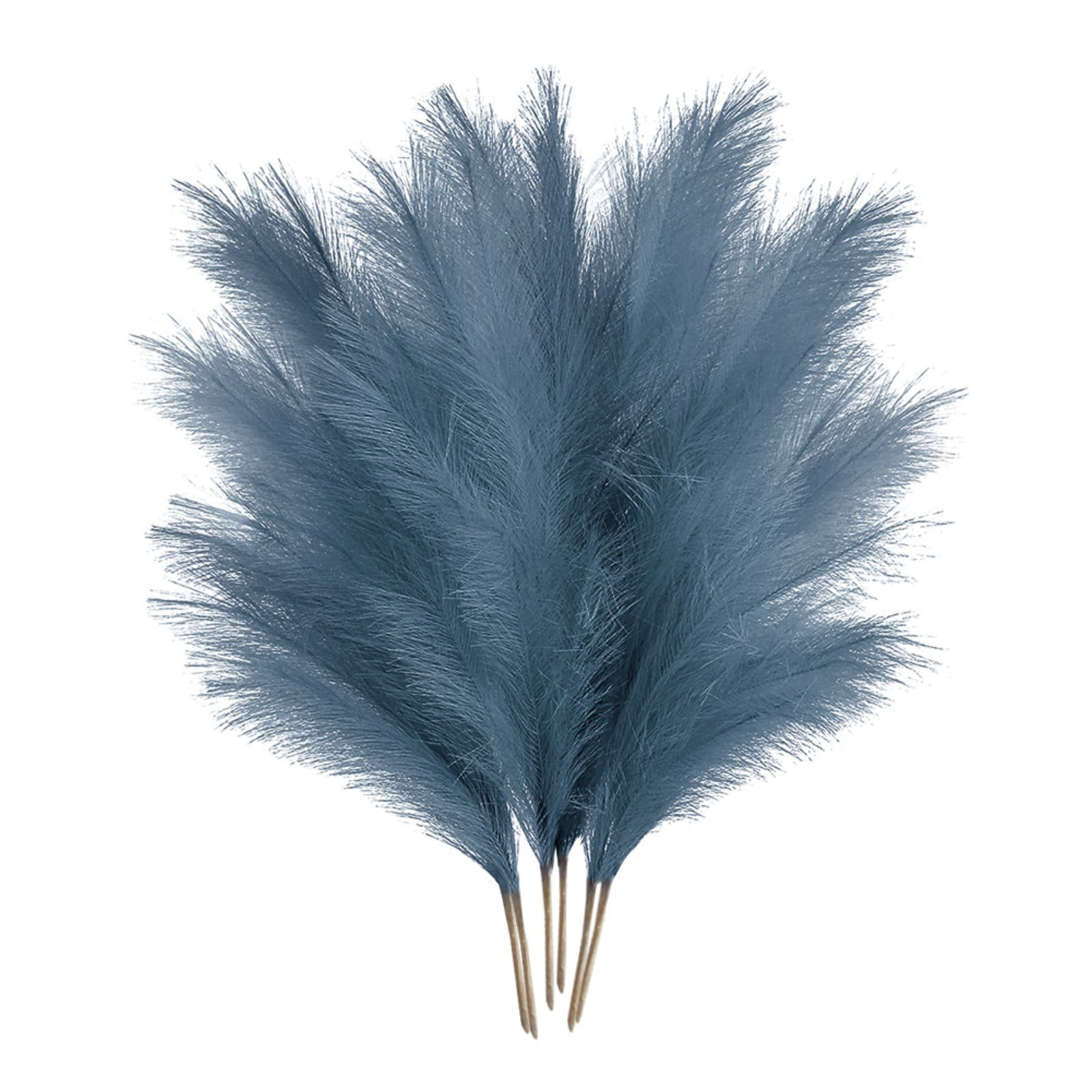 Decor 17.7" Faux Pampas Grass Large Tall Fluffy Artificial Fake Flower ...