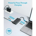 Anker USB-C Hub (7-in-1, 4K HDMI) with 3 5Gbps USB-C and USB-A Data ...
