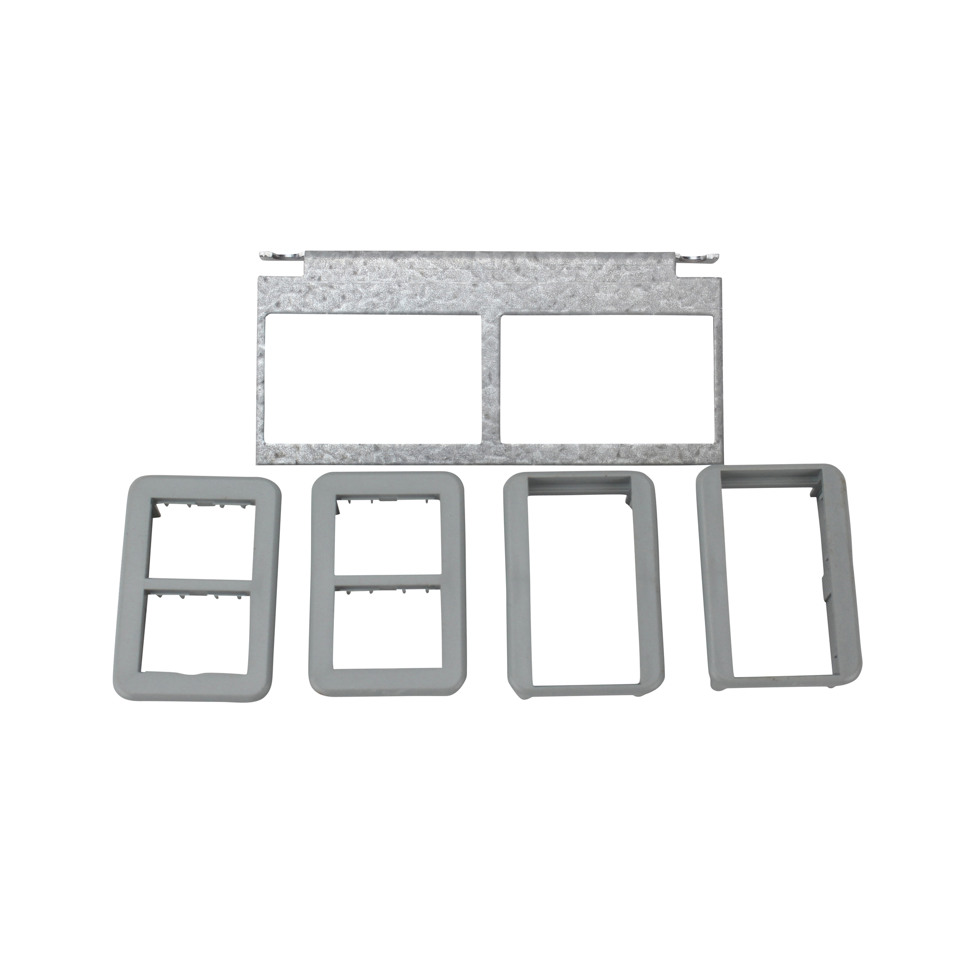 Wiremold CILT-2-RT Communication Bracket w/ Two Data Bezels - Walmart.com