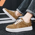 AUDeals Men Women Distressed Low Top Sneakers Canvas Fabric Upper Lace ...
