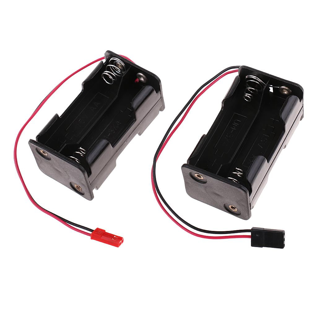 Plug Connector RC 4x AA Battery Holder Box Case for RC Model Helicopter ...