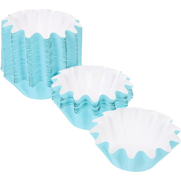 100pcs Cupcake Wavy Cake Tray Wedding Cupcake Liners Paper Cupcake ...