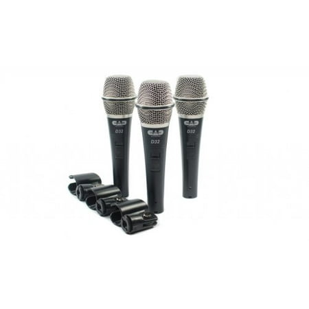 CAD D32 Supercardioid Vocal Microphones (3-Pack) | Walmart Canada