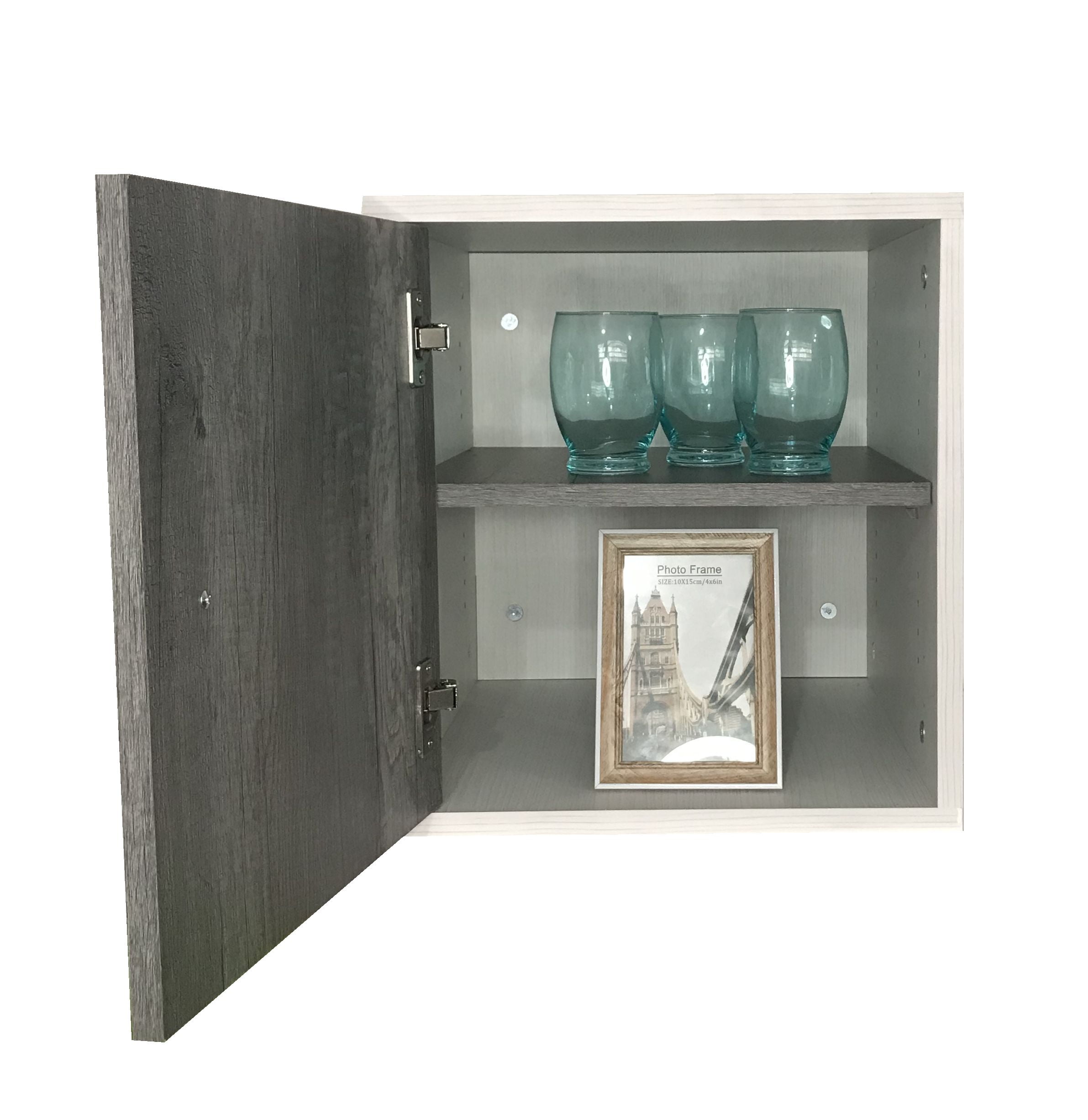 Modulo De Alacena con Estante Y Puerta, Gabinete De Cocina BLANCO ...