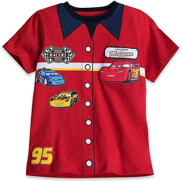 Disney Pixar Cars Lightning McQueen Toddler T-Shirts - 3 Pack Kids ...