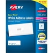 Recollections Gold Border Printable Address Label Stickers, 12 Packs ...