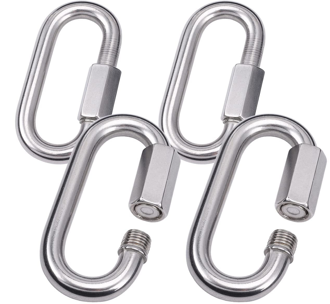 3/8" Quick Links,4 Packs 304 Stainless Steel Chain Links Connector,M10 ...