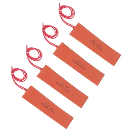 Silicone Rubber Heating Pad, 12V 20W Rubber Heating Mat Thin And Light ...