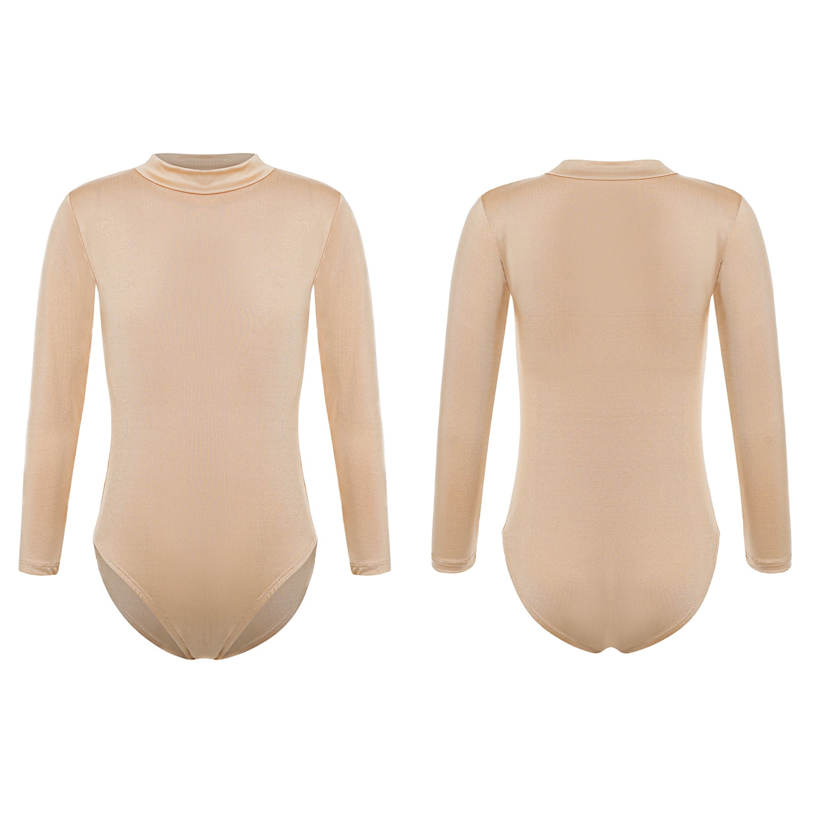 MSemis Kids Girls Long Sleeves Bodysuit Ballet Modern Dance Gymnastic ...