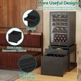 Advwin Heavy Duty Mini Fridge Stand with Storage, Mini Refrigerator ...