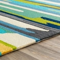 Mark&Day Outdoor Area Rugs, 5x8 Leader Modern Indoor/Outdoor Emerald ...