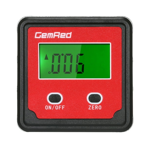 Labymos GemRed Level Box Angle Gauge Digital Angle Finder Inclinometer Level Gauge Magnetic Base ...