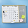 Pen+Gear Magnetic Dry Erase Monthly Wall Calendar and Letter Board, 17 ...