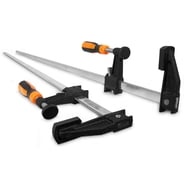 WEN Quick-Adjust 12-Inch Steel Bar Clamps with 2.5-Inch Throat and ...