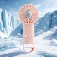BSJJY Pink Handheld Fan, Portable Mini, Powerful Wind, USB Rechargeable ...
